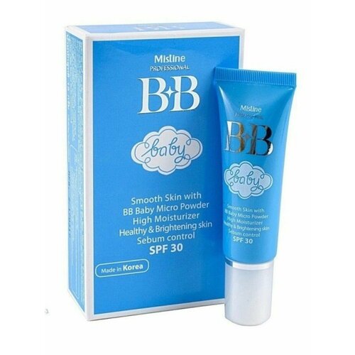 BB крем Mistine Baby Face - матирующий тональный крем SPF30, 15 мл