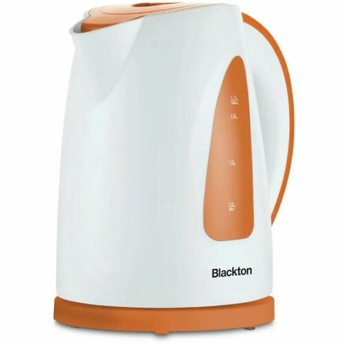 Blackton Чайник электрический Blackton Bt KT1706P, пластик, 1.7 л, 2200 Вт, бело-оранжевый