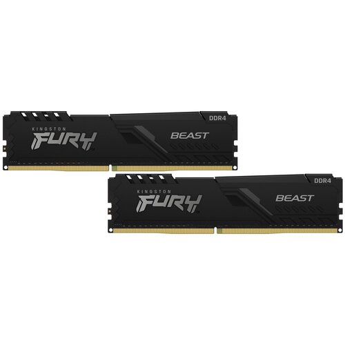 Оперативная память Kingston FURY Beast 8 ГБ (4 ГБ x 2 шт.) DDR4 DIMM CL16 KF432C16BBK2/8