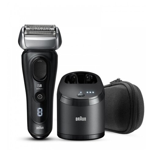 Электробритва Braun 8460cc/8463cc  Series 8 со станцией SmartCare 5 в 1, черный