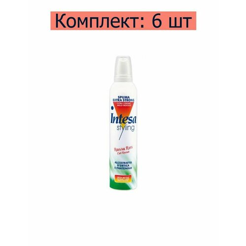 Intesa Мусс для вьющихся волос "Extra Strong Hold", 300 мл, 6 шт