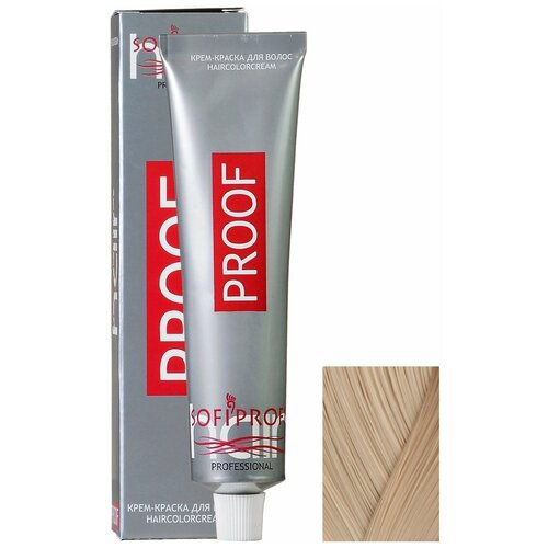 Sofiprofi Крем-краска для волос PROOF, 8.0 светло-русый натуральный, 60 мл