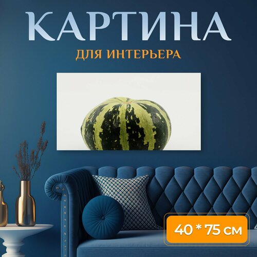 Картина на холсте "Тыква, овощи, падение" на подрамнике 75х40 см. для интерьера