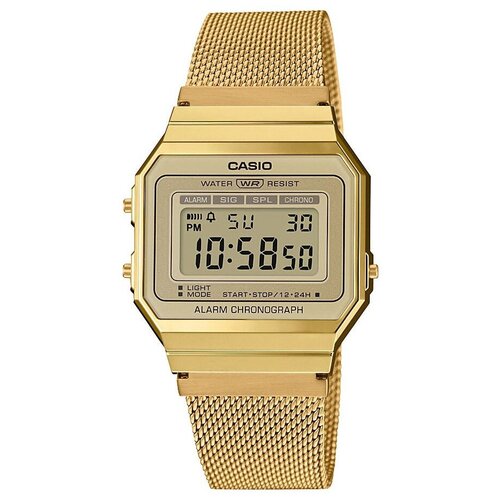 Наручные часы CASIO Vintage A700WEMG-9A, золотой, желтый