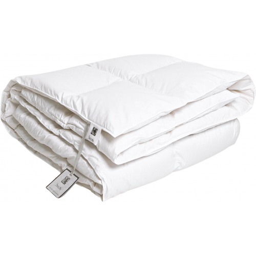 Одеяло пуховое «эколь белый полупух» 200х200 теплое