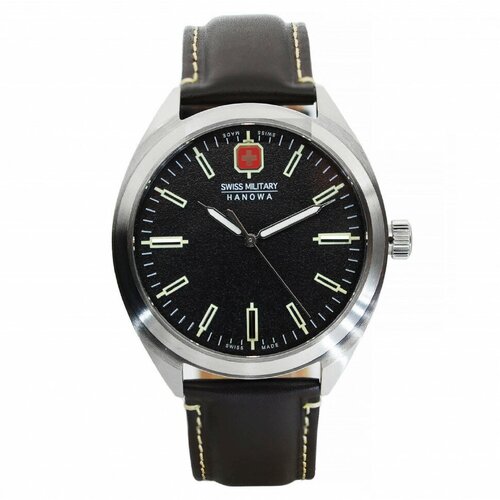 Наручные часы Swiss Military Hanowa SMWGA7000704, черный, серебряный