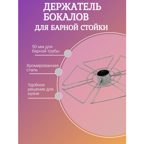 Держатель бокалов для барной стойки