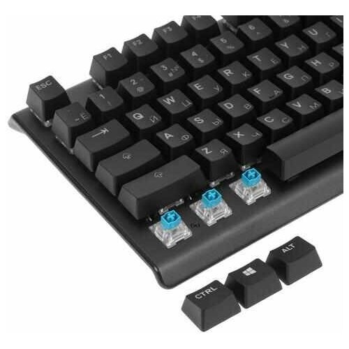 Игровая клавиатура SteelSeries Apex 5 RU Black USB черный, английская/русская (ISO)