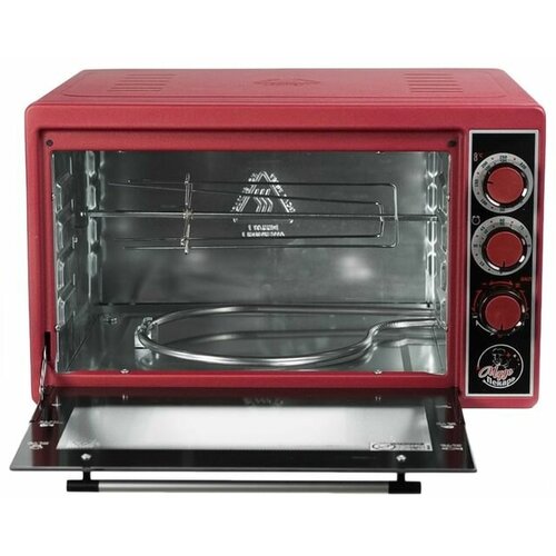 Мини-печь "Чудо Пекарь" ЭДБ-0124, 1500 Вт, 39 л, таймер, гриль, красная