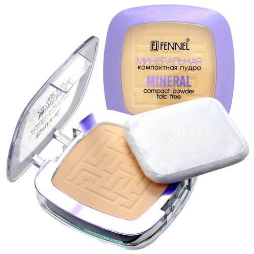 Fennel пудра компактная минеральная Mineral Compact Powder natural 8 г