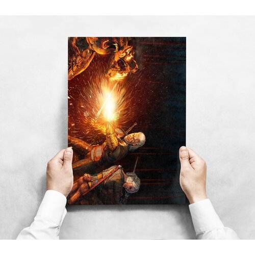 Постер "Вселенная Ведьмака" А3+ (33х48 см) / Плакат интерьерный (без рамы) / Без рамы