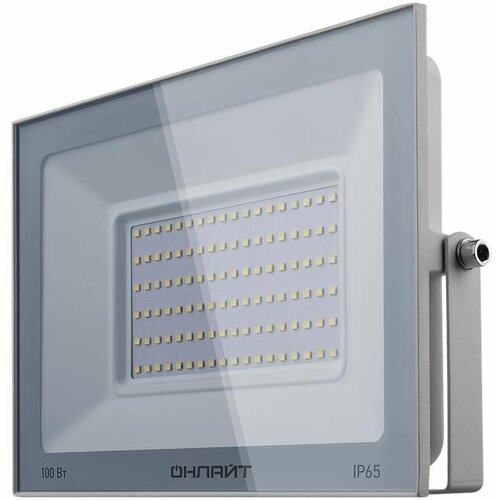 Прожектор светодиодный 90 140 OFL-100-6K-WH-IP65-LED 100Вт 6000К IP65 8000лм бел. Онлайт 90140