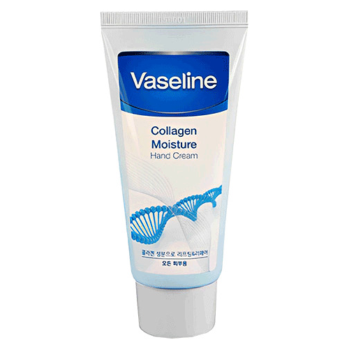 Увлажняющий крем для рук с коллагеном Vaseline Collagen Moisture Hand Cream, 80мл, FoodaHolic, 8809758320734