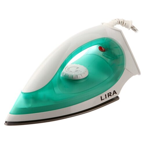 Утюг Lira LR 0609, белый/зеленый