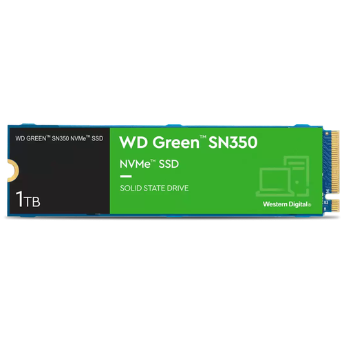 Твердотельный накопитель Western Digital WD Green SN350 NVMe 1 ТБ M.2 WDS100T3G0C