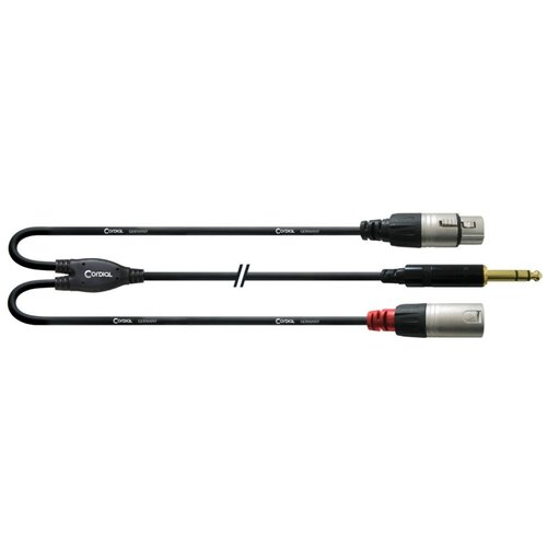 Кабель аудио 1xMini Jack - 2xXLR Cordial CFY 1,8 WFF 1.8m