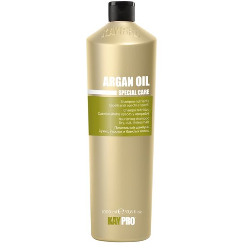 KayPro шампунь Argan Oil питательный для сухих, тусклых и блеклых волос, 1000 мл