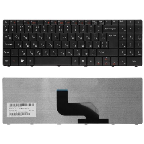 Клавиатура для ноутбука Packard Bell Easynote LJ75 черная