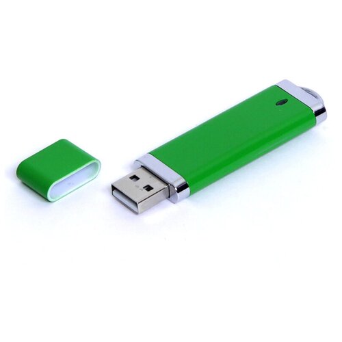 Промо флешка пластиковая «Орландо» (8 Гб / GB USB 2.0 Зеленый/Green 002 Flash drive VF-661)