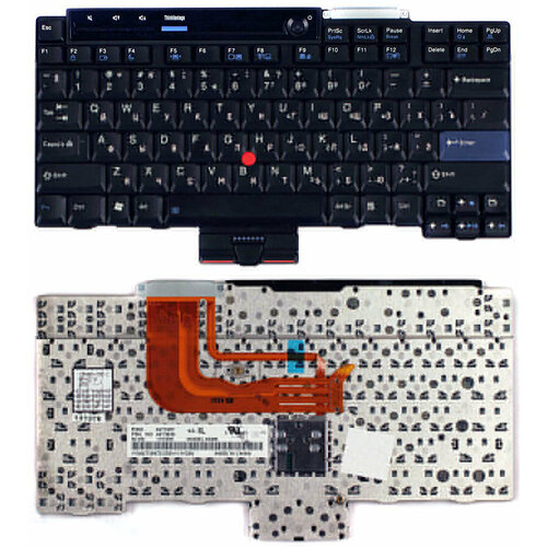 Клавиатура для ноутбука Lenovo IBM ThinkPad X301 русская, черная с указателем