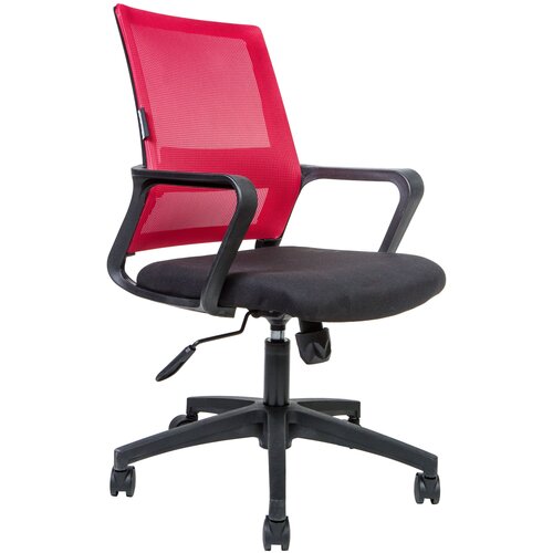 Компьютерное кресло NORDEN Бит LB офисное, обивка: сетка/текстиль, цвет: черный/красный