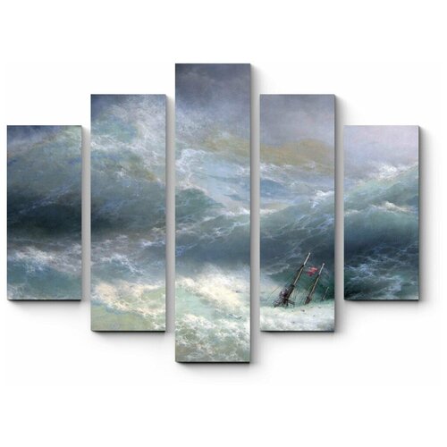 Модульная картина Волна, Иван Айвазовский 195x156