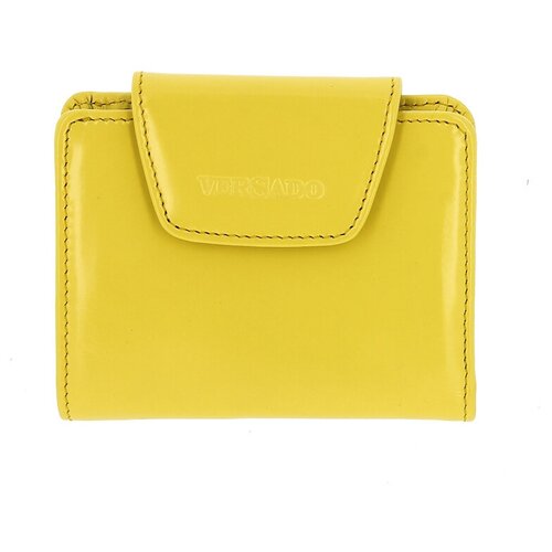 Кошелек Versado 171 yellow, фактура гладкая, желтый