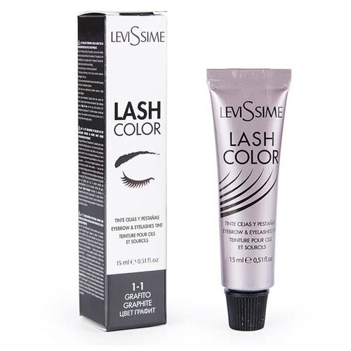 LeviSsime Краска для ресниц и бровей Lash Color LeviSsime 15 мл (Графит)