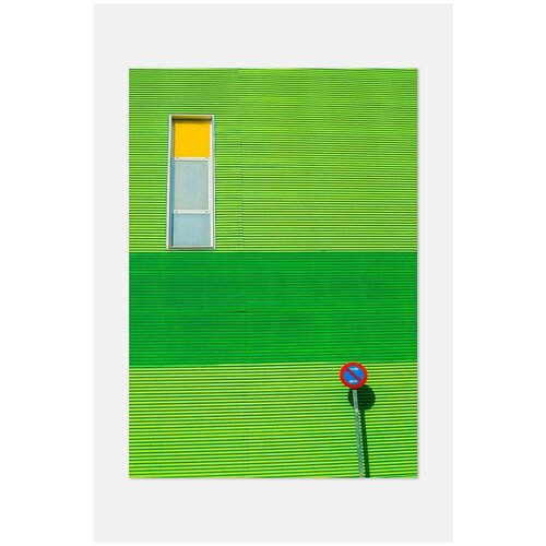 Постер для интерьера Postermarkt, 40х50 см в тубусе, Зелёный #39