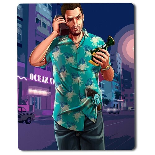 Коврик для мыши с принтом игра Grand Theft Auto - 5376 В