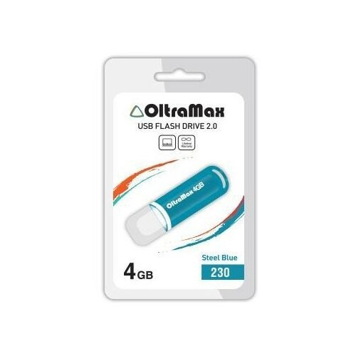 USB флэш-накопитель OLTRAMAX OM-4GB-230 4 Гб, светло-синий