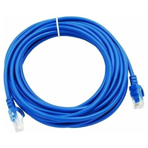 Патч-корд UTP CAT5e 3м Atcom AT9162 RJ-45 кабель AWG24 - синий