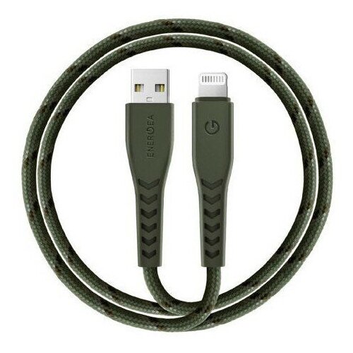 EnergEA Кабель NyloFlex USB-A to Lightning MFI C89 Green 1.5m