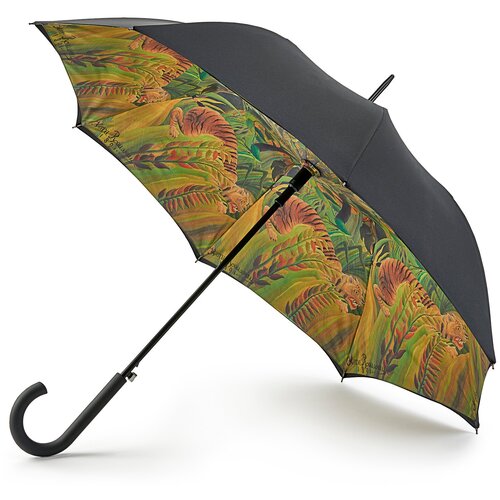 Зонт-трость FULTON, коричневый, черный