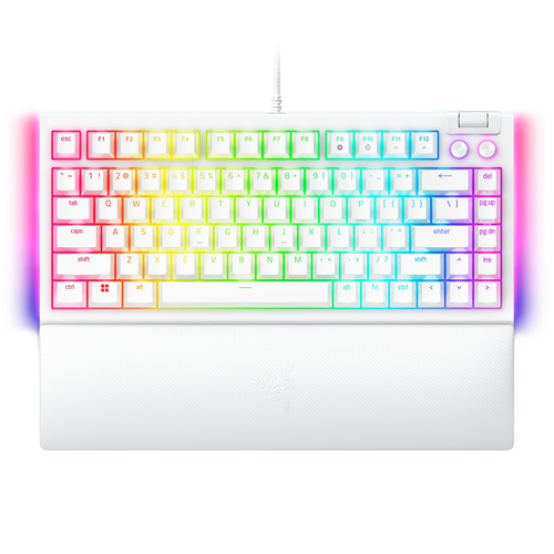 Игровая клавиатура Razer BlackWidow V4 75%, White (RZ03-05001700-R3M1) русские буквы