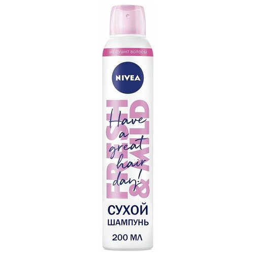 Nivea Сухой шампунь Fresh & Mild для светлых и русых волос для объема, против жирного блеска, 200 мл