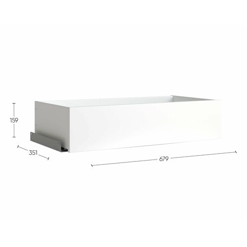 Ящик выдвижной к шкафу ГУД ЛАКК Макс, 68х36х15,9 см, белый