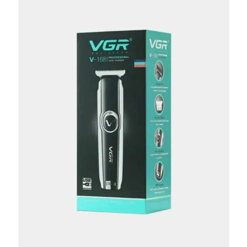VGR Триммер для волос V-168, черный