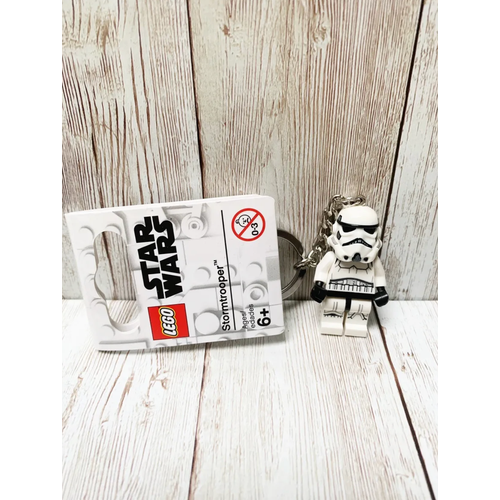 Брелок LEGO Серия Лего Star Wars Звездные Войны - Штурмовик / Stormtrooper, белый