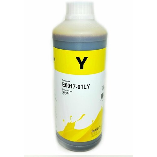 Чернила в канистре для картриджей Epson T6734/T6744, InkTec E0017, 1литр, Yellow