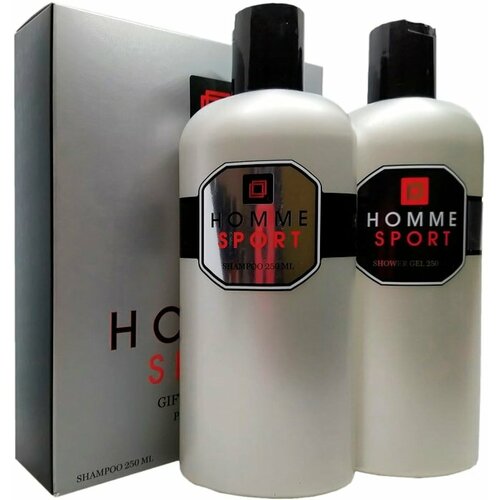 Подарочный набор Parfum Series Homme Sport Гель для душа 250мл + Шампунь для волос 250мл для мужчин
