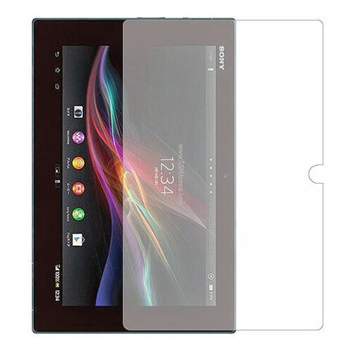 Sony Xperia Tablet Z LTE защитный экран Гидрогель Прозрачный (Силикон) 1 штука