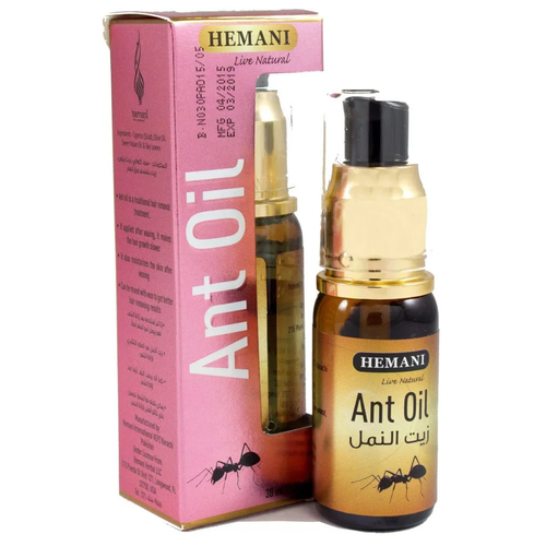 Муравьиное масло - Ant Oil для удаления волос с дозатором, Hemani, 30 мл