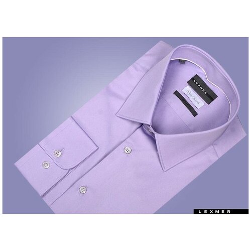 Рубашка LEXMER, размер 38, фиолетовый
