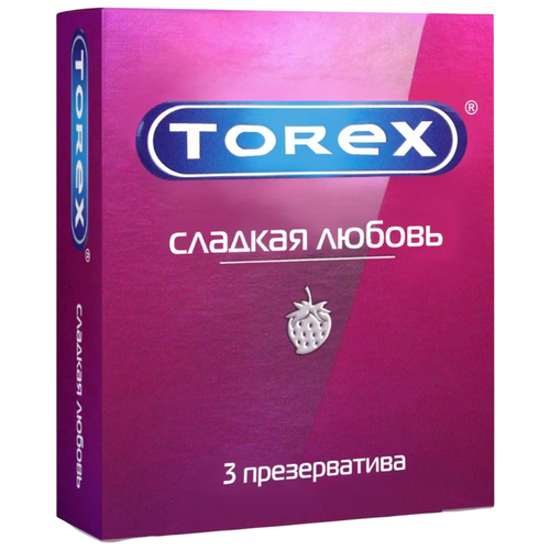 Презервативы TOREX Сладкая любовь, 3 шт.