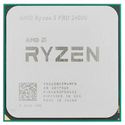 Процессор AMD Ryzen 5 PRO 2400G AM4,  4 x 3600 МГц, OEM