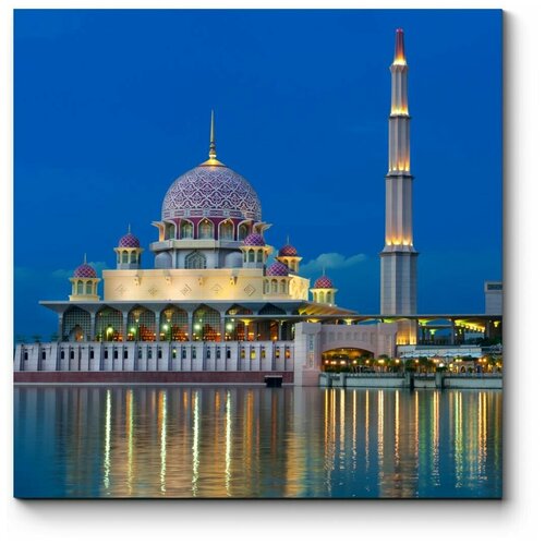 Модульная картина Сияющая мечеть, Куала-Лумпур20x20