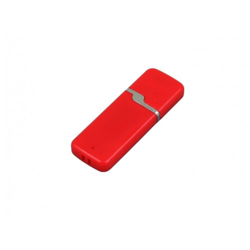 Промо флешка пластиковая с оригинальным колпачком (32 Гб / GB USB 2.0 Красный/Red 004 Оригинальная флешка с гарантией качества)