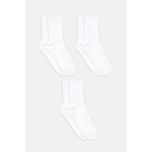Носки Befree Базовые, размер 21-23, белый