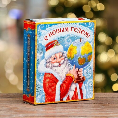 Подарочная коробка "Книга с Дедом Морозом" 19 х 6,5 х 22 см (комплект из 20 шт)